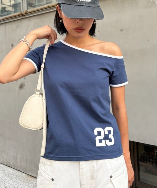 ODD STUDIO tシャツ 「OddStudio」オフショルナンバリングTEE レディース : ZOZOTOWN Yahoo!店 - 通販 - Yahoo!ショッピング