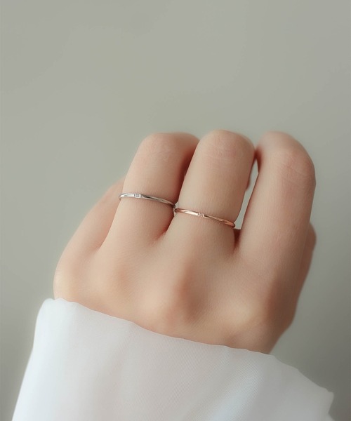 ebine 指輪 リング 1mm Zirconia Ring / 1石 金属アレルギー対応 サージカルステンレス レディース : ZOZOTOWN Yahoo!店 - 通販 - Yahoo ...