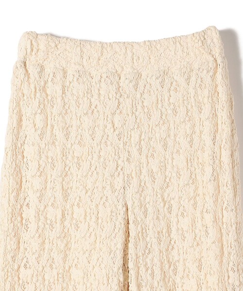 SHIPS（シップス） パンツ 「手洗い可能」ラッセル レース イージー