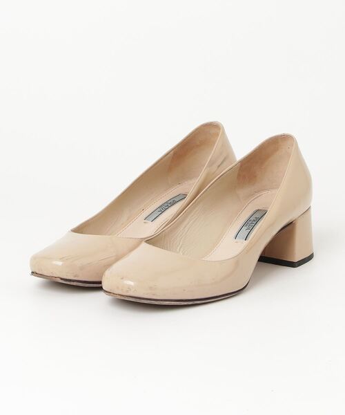 PRADA 「PRADA」 パンプス 36 ベージュ レディース : ZOZOTOWN Yahoo!店 - 通販 - Yahoo!ショッピング