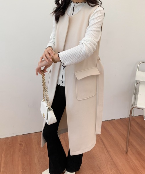 Yahoo!オークション - 「ECLIN」 ベスト M ブラック レディース