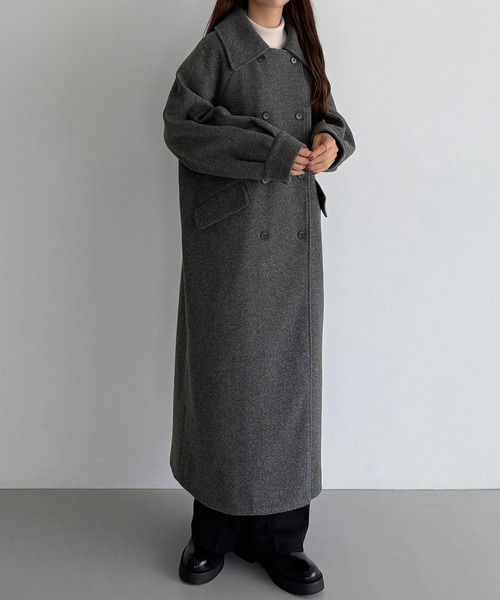 callautia（カラウティア） ステンカラーコート コート マーブルボタン