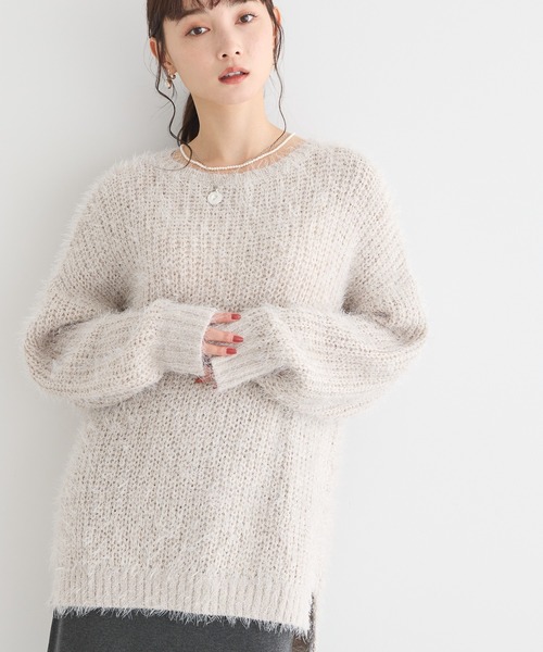 AMERICAN HOLIC（アメリカンホリック） 長袖ニット M ライトグレー レディース : ZOZOTOWN Yahoo!店 - 通販 - Yahoo!ショッピング