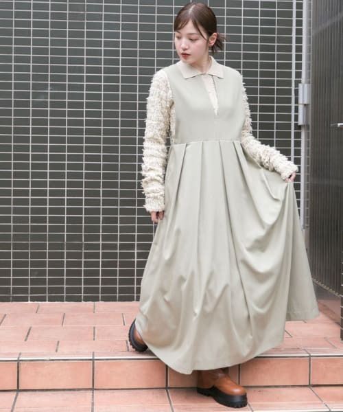 KBF 「KBF」 サロペットスカート 38 ライトカーキ レディース : ZOZOTOWN Yahoo!店 - 通販 - Yahoo!ショッピング