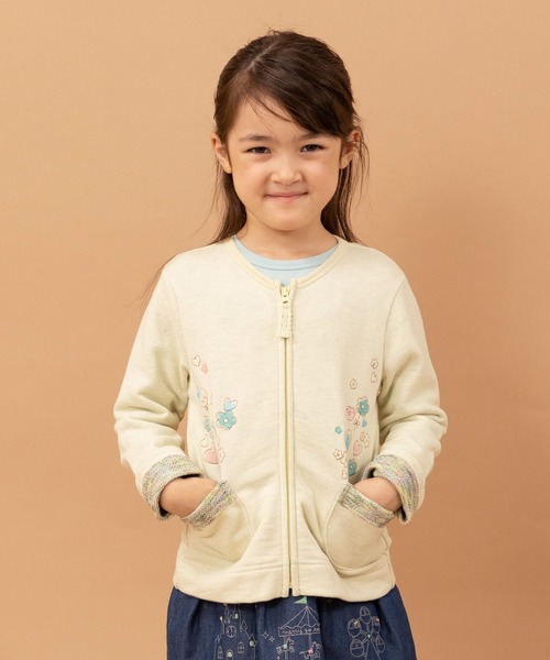 KP(キッズ) カーディガン かすり裏毛ジップアップカーディガン(140〜160cm) : ZOZOTOWN Yahoo!店 - 通販 - Yahoo!ショッピング
