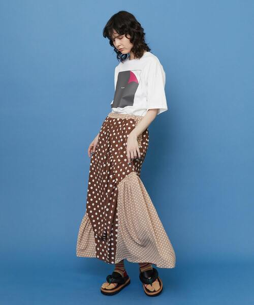 FRAPBOIS（フラボア） スカート ドレープドット スカート : ZOZOTOWN