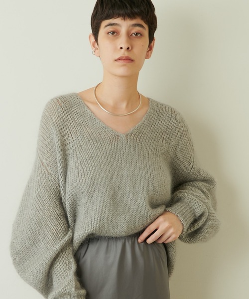 「Whim Gazette」 Vネックニット FREE ライトグレー レディース : 84174721 : ZOZOTOWN Yahoo!店 ...