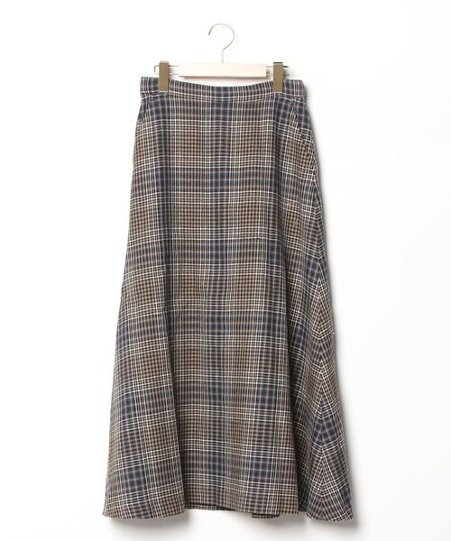 SLOBE IENA 「SLOBE IENA」 チェック柄ロングスカート 38 ブラウン レディース : ZOZOTOWN Yahoo!店 - 通販 - Yahoo!ショッピング