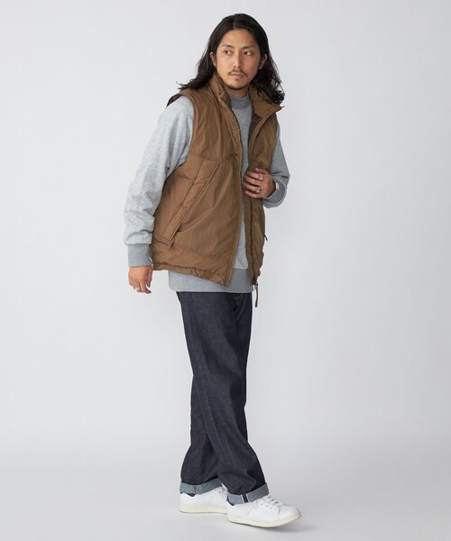 Yahoo!オークション - 「TAION」 ダウンベスト MEDIUM キャメル メンズ