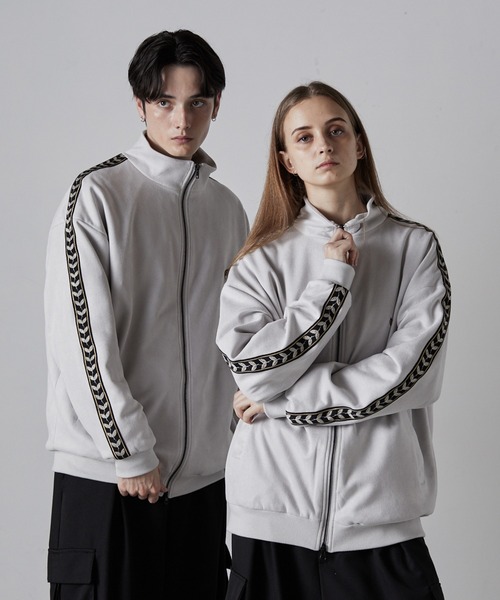 ジャケット ブルゾン 「CLEL」Fake Suede Loose Track Jacket/フェイクスエード ルーズトラックジャケット ...