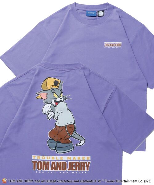 「TOM&JERRY」 半袖Tシャツ「SEQUENZコラボ」 X-LARGE パープル系その他3 メンズ : ZOZOTOWN Yahoo!店 - 通販 - Yahoo!ショッピング