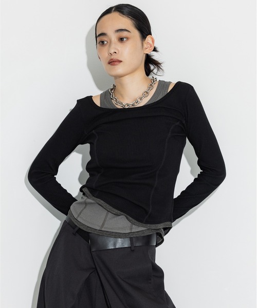 STUDIOUS tシャツ 「STUDIOUS/ステュディオス」シルクカシミアウールトップス/セットアップ可能/エアリータッチ/なめらかな肌触り レディース : ZOZOTOWN Yahoo ...