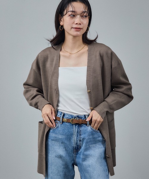 SALON adam et rope'（サロン アダム エ ロペ） カーディガン ウールV