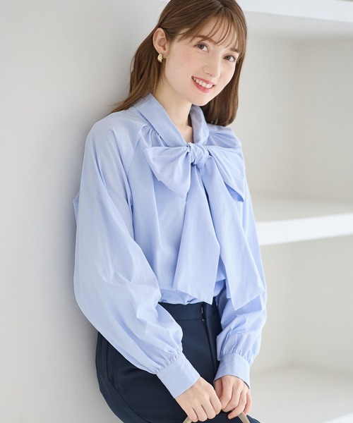 alotta（アロッタ） ブラウス シャツ 前後2WAYボウタイデザインシャツブラウス レディース : ZOZOTOWN Yahoo!店 ...
