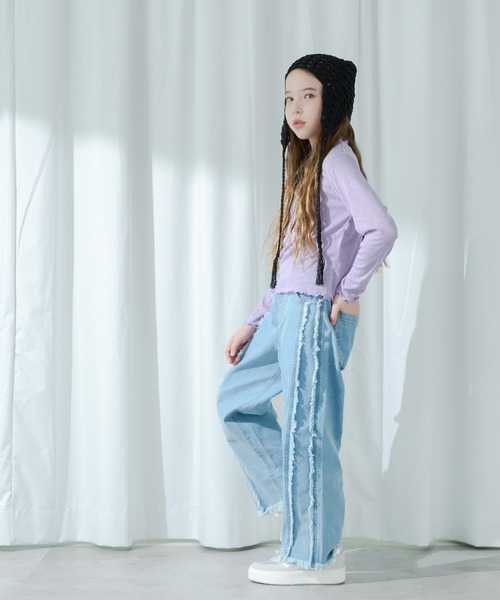 Yahoo!オークション - 「PAIRMANON COEUR」 「KIDS」加工デニムパンツ ...