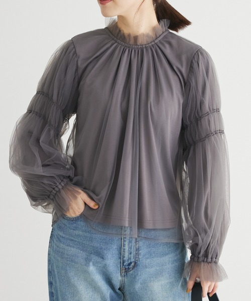 ELENCARE DUE 「ELENCARE DUE」 長袖ブラウス FREE チャコールグレー レディース : ZOZOTOWN Yahoo!店 - 通販 - Yahoo!ショッピング