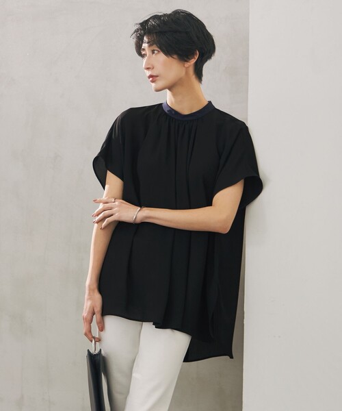 ICB 「ICB」 半袖ブラウス X-SMALL ブラック レディース : ZOZOTOWN Yahoo!店 - 通販 - Yahoo!ショッピング