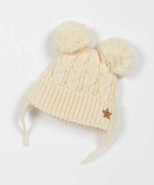 petit main 帽子 キャップ BABYWポンポンニット帽 キッズ : ZOZOTOWN Yahoo!店 - 通販 - Yahoo!ショッピング