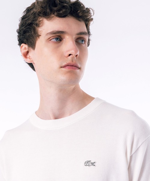 LACOSTE セーター ニット ハイストレッチコットン 長袖ニット メンズ レディース : ZOZOTOWN Yahoo!店 - 通販 - Yahoo!ショッピング