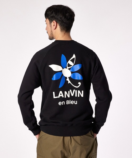 トレーナー スウェット 「LANVIN en Bleu ESSENTIAL」BALTARD / バックプリント” マルグリット” スウェット メンズ : 88666727 : ZOZOTOWN ...