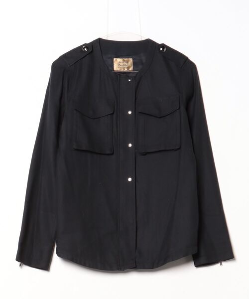 「Spick&Span Noble」 ジップアップブルゾン 38 ブラック レディース : ZOZOTOWN Yahoo!店 - 通販 - Yahoo!ショッピング