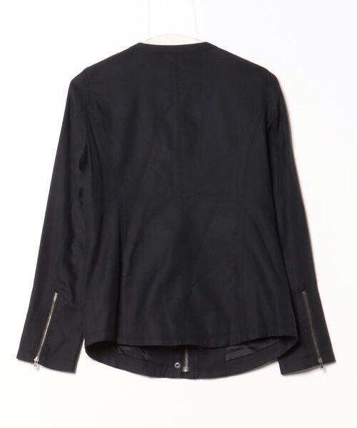 「Spick&Span Noble」 ジップアップブルゾン 38 ブラック レディース : ZOZOTOWN Yahoo!店 - 通販 - Yahoo!ショッピング