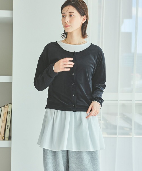 LAKOLE（ラコレ） tシャツ アソート裾レイヤード長袖 / 598755 レディース : ZOZOTOWN Yahoo!店 - 通販 - Yahoo!ショッピング