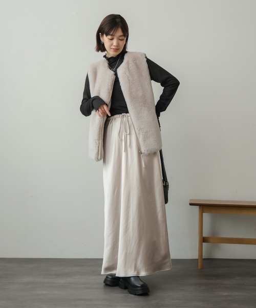 Bou Jeloud（ブージュルード） ベスト ジレ エコファームートン