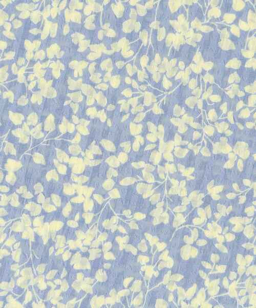 le.coeur blanc（ルクールブラン） スカート リーフプリントキリカエ