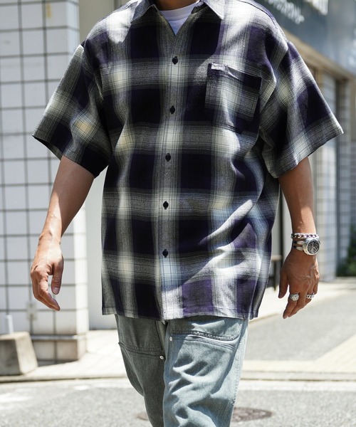 WAIPER.inc シャツ Cal Top キャルトップ CLTP2000S PLAID S/S SHIRT メンズ レディース ...