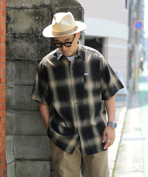 WAIPER.inc シャツ Cal Top キャルトップ CLTP2000S PLAID S/S SHIRT メンズ レディース ...