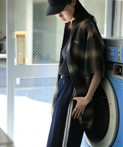 WAIPER.inc シャツ Cal Top キャルトップ CLTP2000S PLAID S/S SHIRT メンズ レディース ...