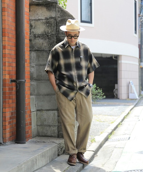 WAIPER.inc シャツ Cal Top キャルトップ CLTP2000S PLAID S/S SHIRT メンズ レディース ...