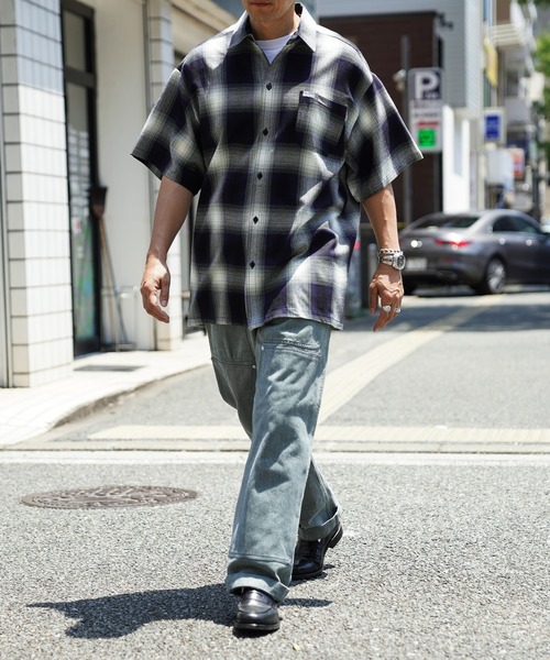 WAIPER.inc シャツ Cal Top キャルトップ CLTP2000S PLAID S/S SHIRT メンズ レディース ...