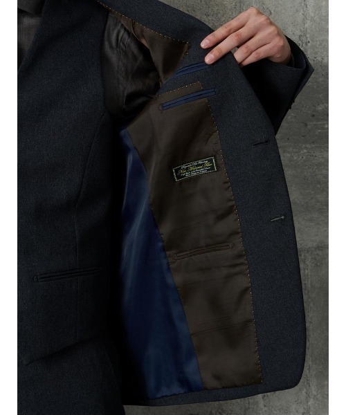 Perfect Suit FActory 「Perfect FActory」 3ピーススーツ Y5 ネイビー メンズ : ZOZOTOWN ...