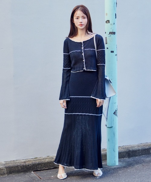 SNIDEL 「SNIDEL」 セットアップ ONE SIZE ネイビー レディース : ZOZOTOWN Yahoo!店 - 通販 - Yahoo!ショッピング