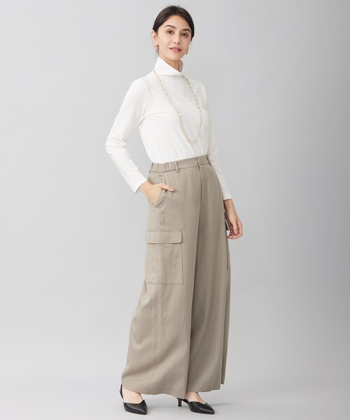 自由区（ジユウク） カーゴパンツ 「洗える」テンセルツィルカーゴ
