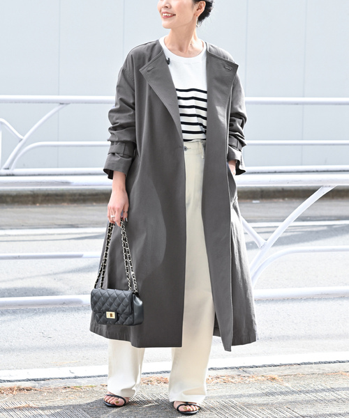 「B.C STOCK」 「Simplicite」トレンチコート FREE ブラック レディース : 83257733 : ZOZOTOWN Yahoo!店 - 通販 - Yahoo!ショッピング