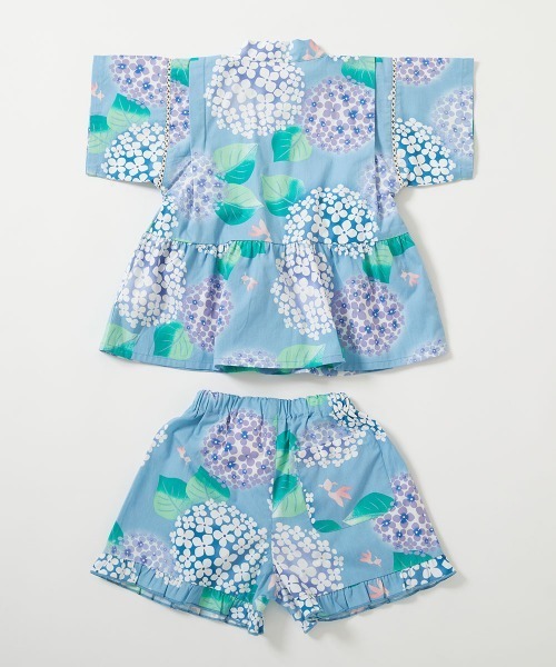 devirock 浴衣 えらべるデザイン ペプラム ガールズ甚平 キッズ 子供 女の子 : ZOZOTOWN Yahoo!店 - 通販 - Yahoo!ショッピング