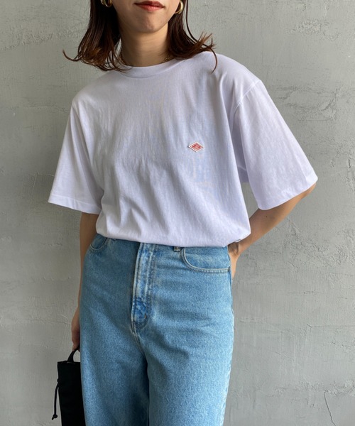 Yahoo!オークション - 「DANTON」 半袖Tシャツ X-LARGE グレイッシュベ...