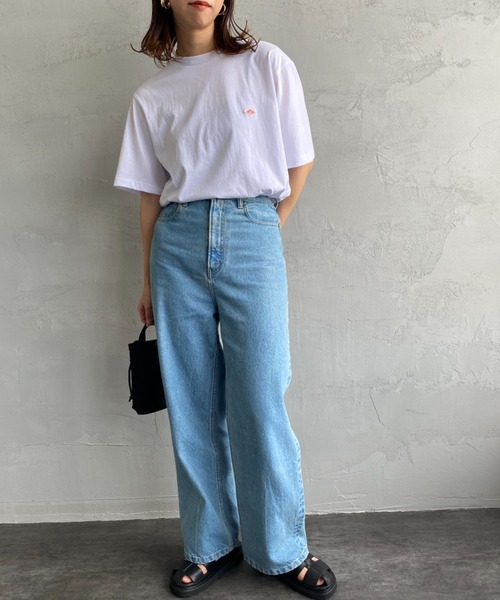 Yahoo!オークション - 「DANTON」 半袖Tシャツ X-LARGE グレイッシュベ...