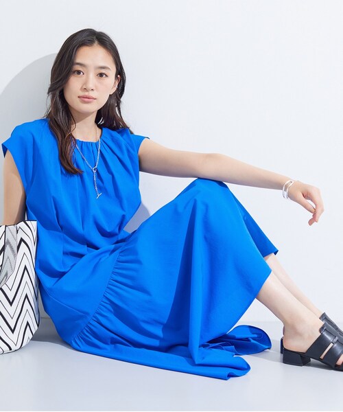 INDIVI（インディヴィ） ワンピース 「1枚でコーデ完成！」タックワンピース : ZOZOTOWN Yahoo!店 - 通販 - Yahoo!ショッピング