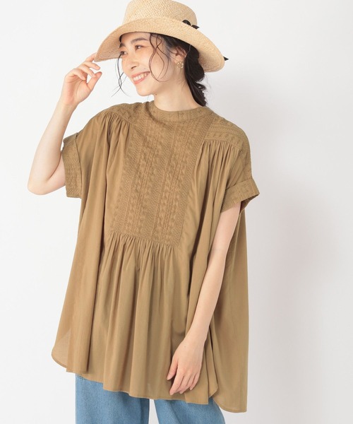 シャツ ブラウス Wフロントクラフト刺繍ブラウス :75778734:ZOZOTOWN Yahoo!店 - 通販 - Yahoo!ショッピング