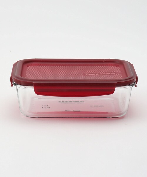 212 KITCHEN STORE キッチン プレミアグラス コンテナー 1.5L ボルドー 「Tupperware タッパーウェア」 レディース : ZOZOTOWN Yahoo!店 ...