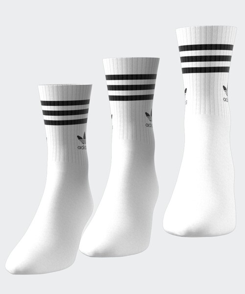 ADAM ET ROPE' 靴下 「adidas/アディダス」CREW SOCK 3STR メンズ : ZOZOTOWN Yahoo!店 - 通販 - Yahoo!ショッピング