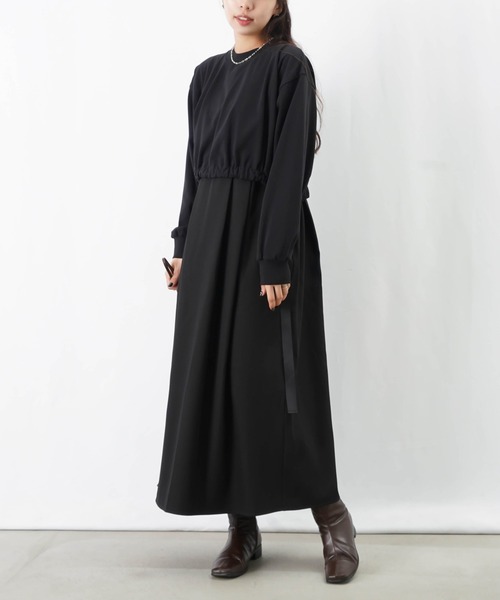 LADY LUCK LUCA ワンピース LC/LLL カット布帛切替ワンピース : ZOZOTOWN Yahoo!店 - 通販 - Yahoo!ショッピング