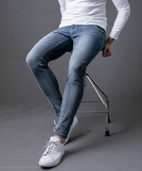 パンツ デニム ジーンズ FAIRMONT-COLOR(フェアモント-カラー)スーパースキニー デニム :32418739:ZOZOTOWN ...