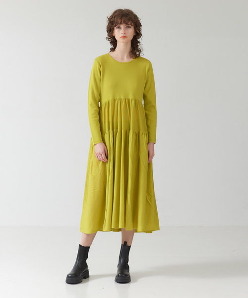 DESIGNWORKS ワンピース ティアードロングワンピース : ZOZOTOWN Yahoo!店 - 通販 - Yahoo!ショッピング