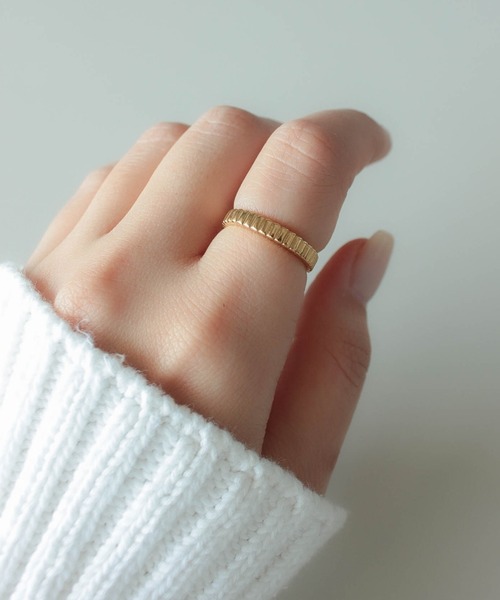 ebine 指輪 リング 金属アレルギー/grosgrain ring/サージカルステンレス レディース : ZOZOTOWN Yahoo!店 ...