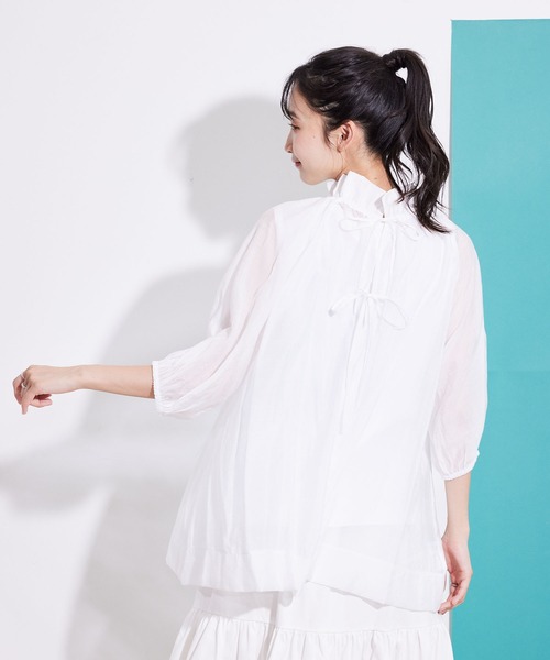 JAYRO ブラウス シャツ シアー前後2WAY リボンブラウス レディース : ZOZOTOWN Yahoo!店 - 通販 - Yahoo!ショッピング